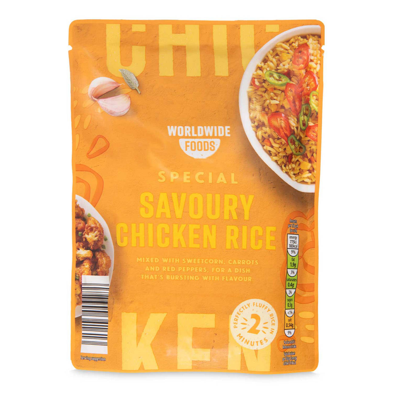 Savoury Chicken Rice Pouch | ALDI UK